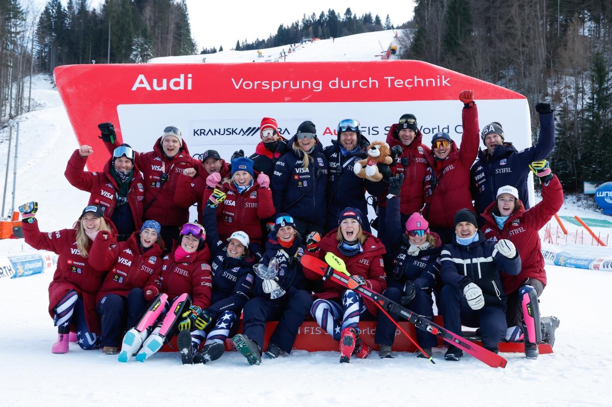Shiffrin Second in Kranjska Gora Slalom Battle; Moltzan Fourth